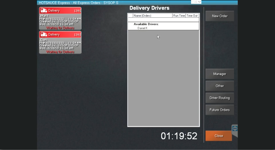 HotSauce Driver Routing Demo HotSauce Driver Routing Demo